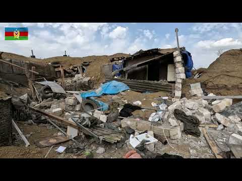 Şuşa-Xankəndi yolunda tərk edilmiş döyüş mövqeləri