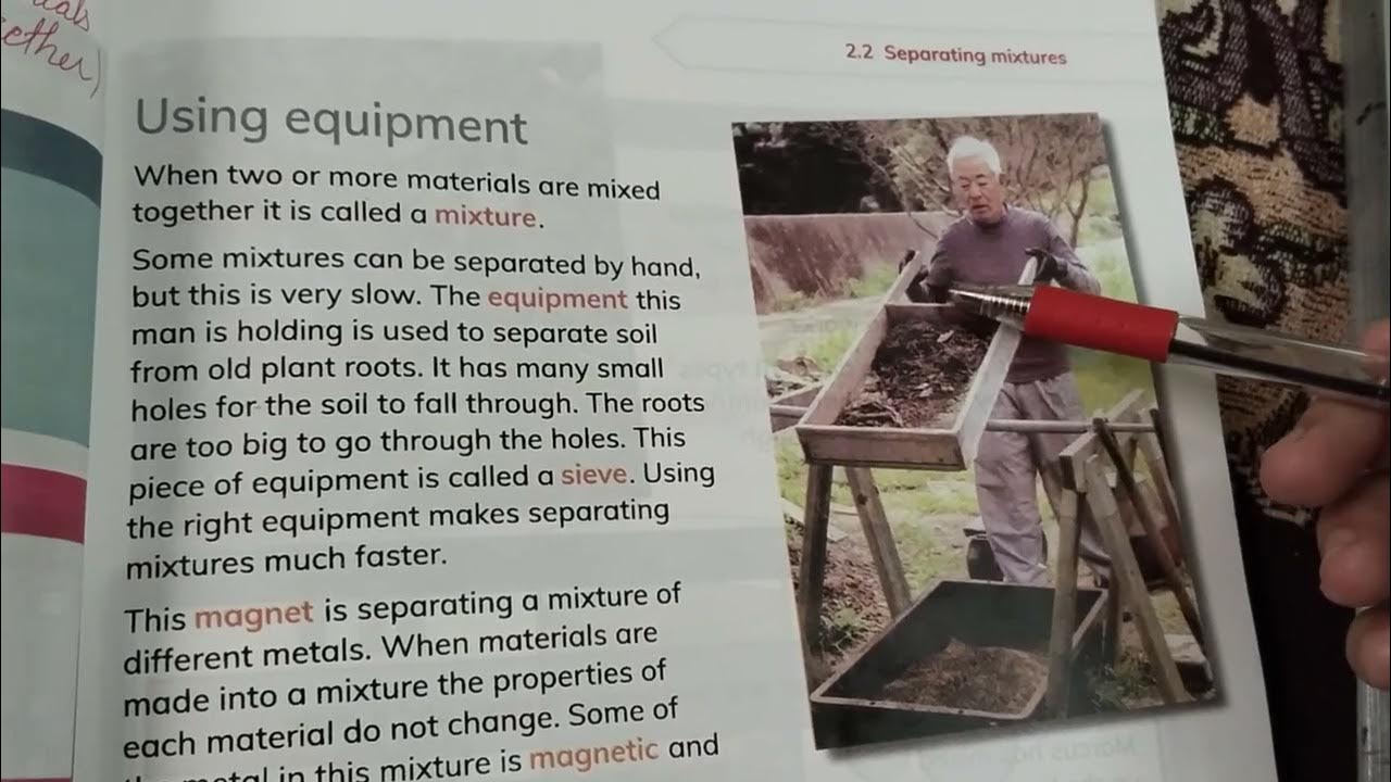 Grade-3,Unit#2 Mixing Materials (Separating Mixtures) Learner's book ...