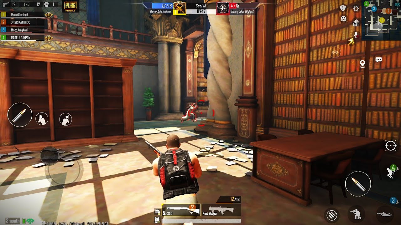 HOW TO PALY TDM LIBRARY MAP IN BGMI / PUBG MOBILE - YouTube