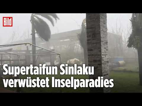 Sturm-Katastrophe: Supertaifun Sinlaku zerstört Marianeninseln – 45.000 Menschen evakuiert