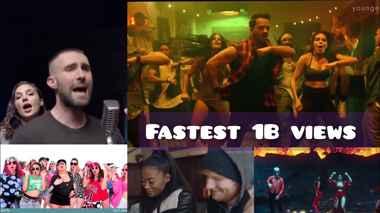 TOP 10 FASTEST SONGS TO REACH 1B VIEWS | FASTEST ONE BILLION VIEWS ...