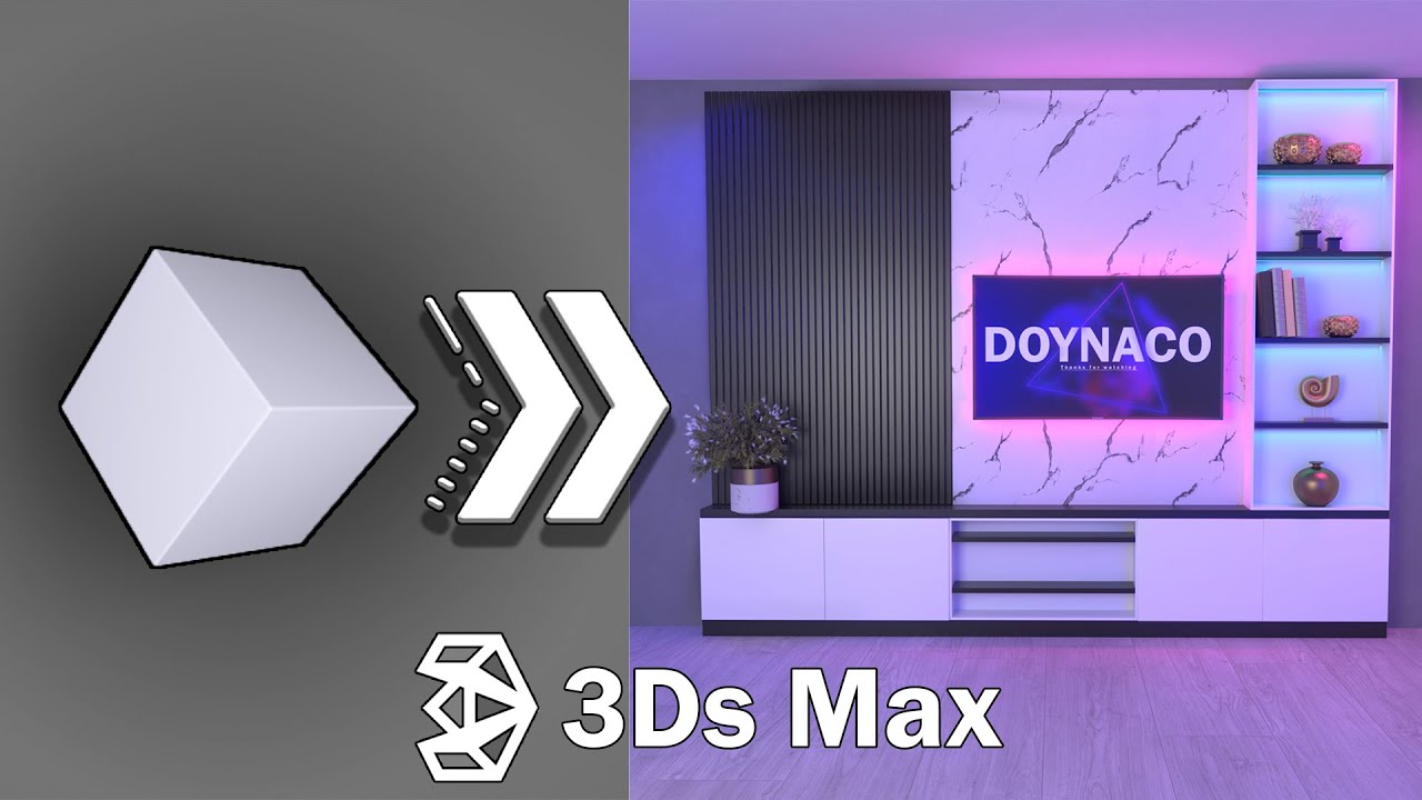 🧿TV Wall Modeling in 3Ds Max (2023)🧿 - YouTube