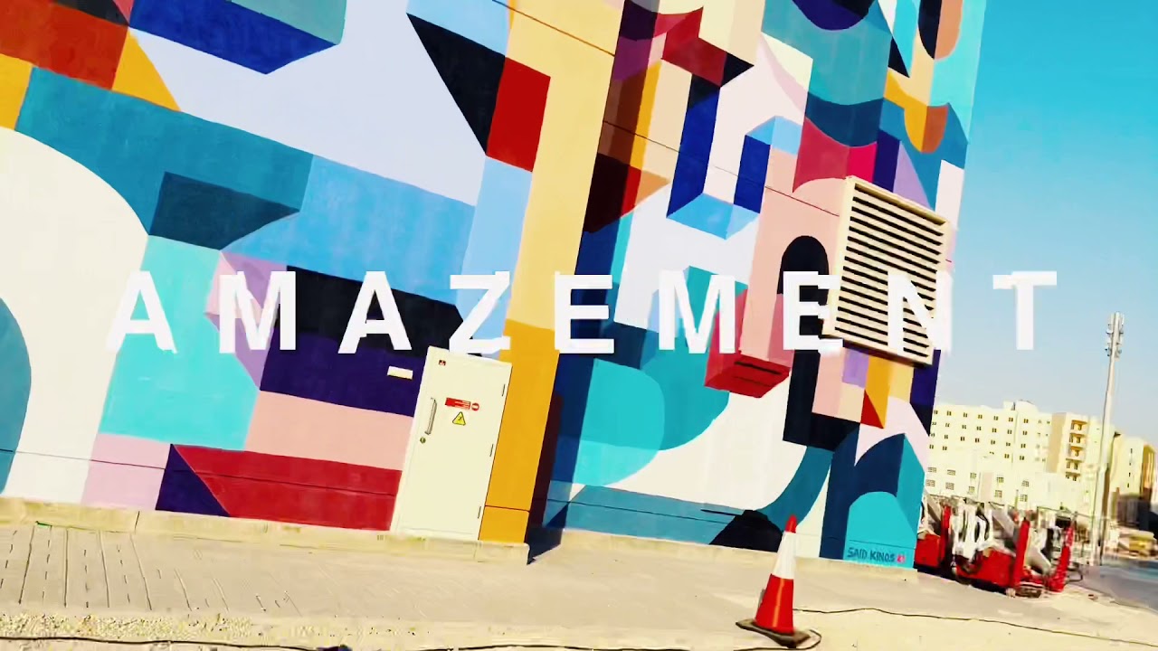 Qatar Street Art at Al Sadd Metro - YouTube