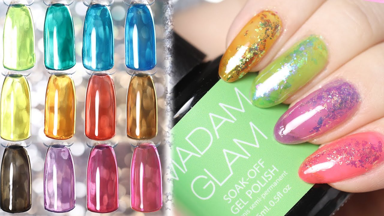 Create the Perfect TRANSLUCENT nails! 💅🏻 POUR ME A GLASS - Madam Glam ...