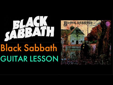 Black Sabbath Black Sabbath Guitar Lesson - Riffs/Chords/Solo - YouTube