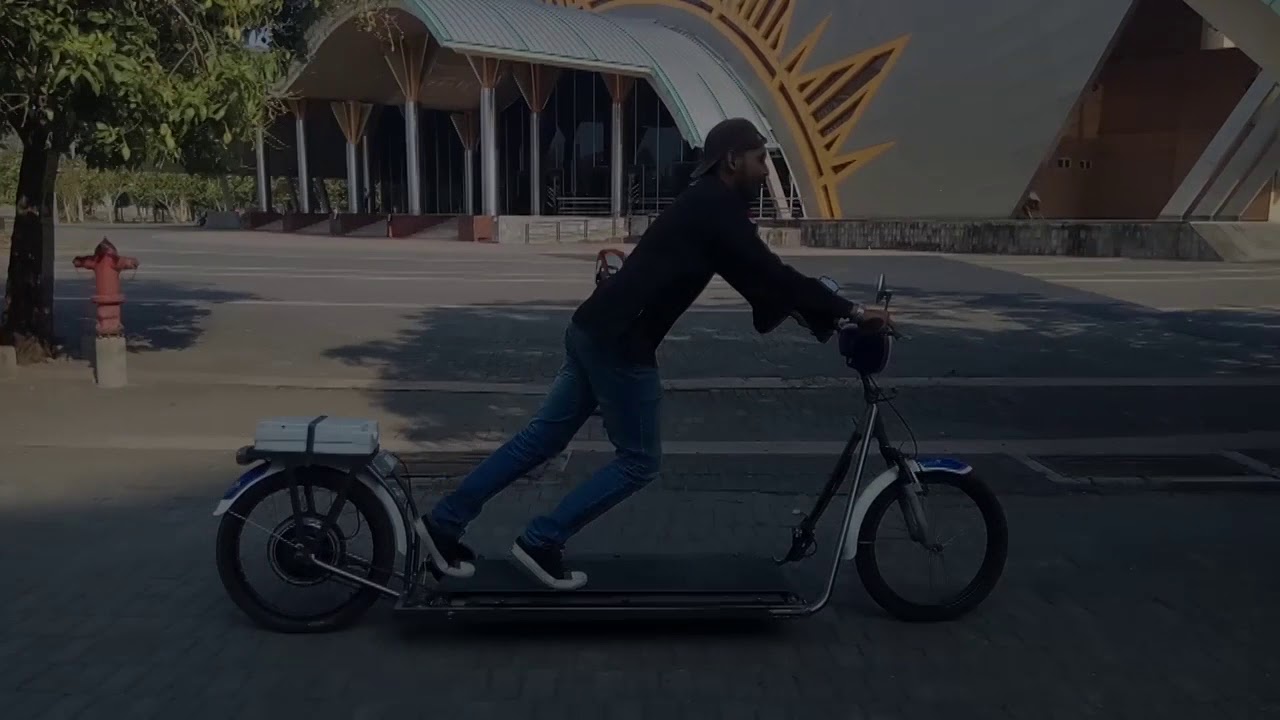 Karya Anak Bangsa - Sepeda Treadmill Hybrid - YouTube