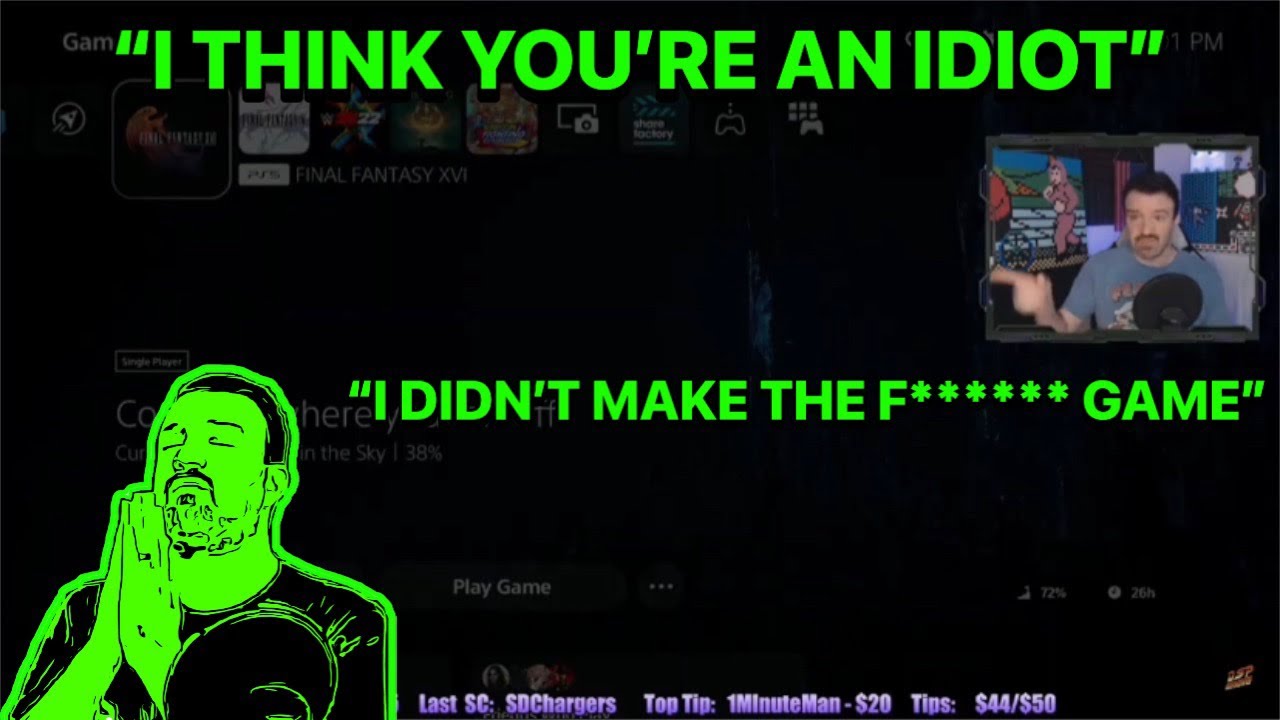 DSP Begging, Clown Mode And Insults A Viewer Over Using Easy Mode ...