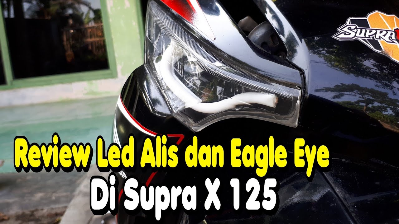 Lampu Led DRL Supra X 125 - YouTube