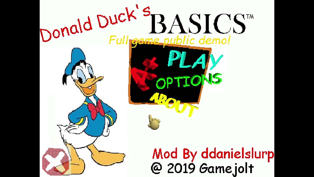 Donald Duck's Basics Full Game Public Demo Intro - YouTube