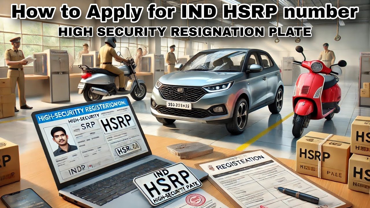 How to Apply for an IND High Security Registration Plate HSRP Number ...