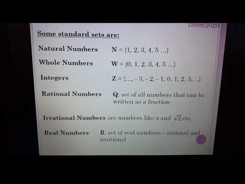 Higher Maths Sets & Functions - Set Notation - YouTube