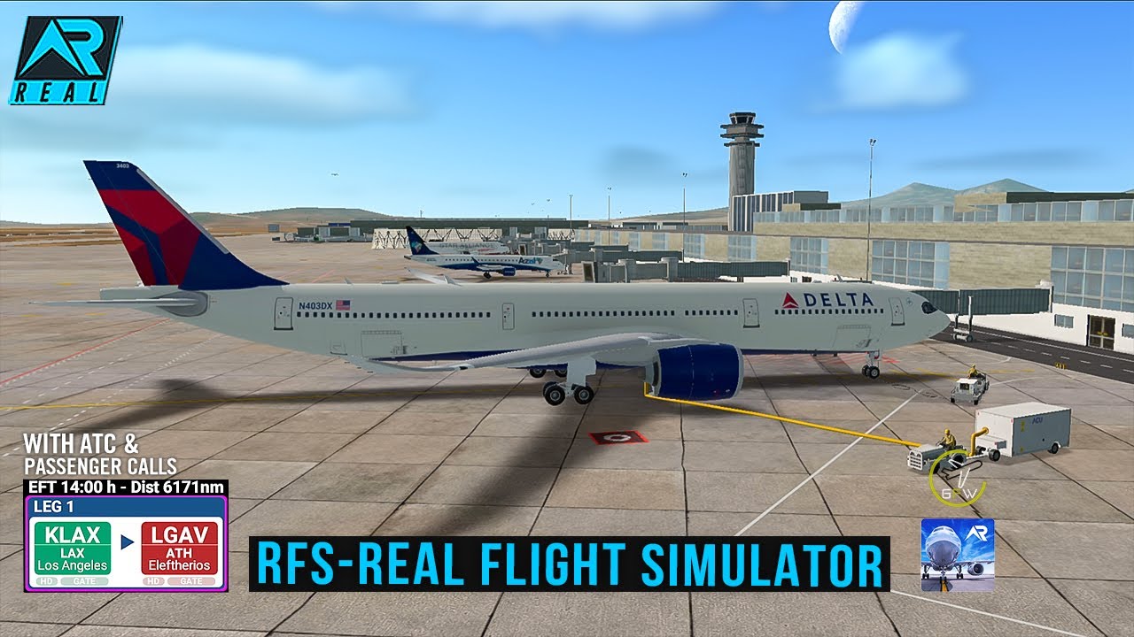 RFS - Real Flight Simulator- Los Angeles to Athens ||Full Flight ...