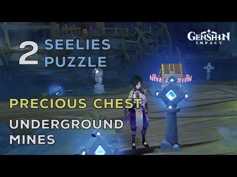 Two Seelies Puzzle The Chasm: Underground Mines|| Precious Chest || Genshin Impact