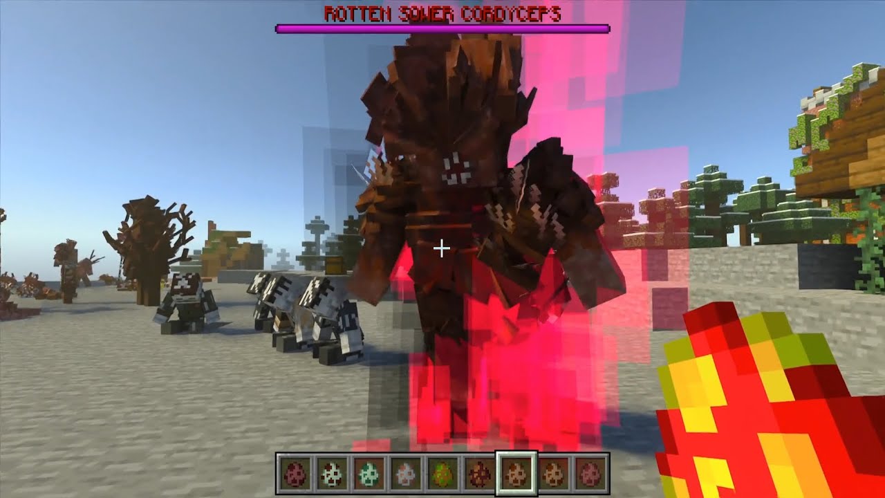 Cordyceps Apocalypse Mod Addon MCPE in Minecraft Bedrock - YouTube