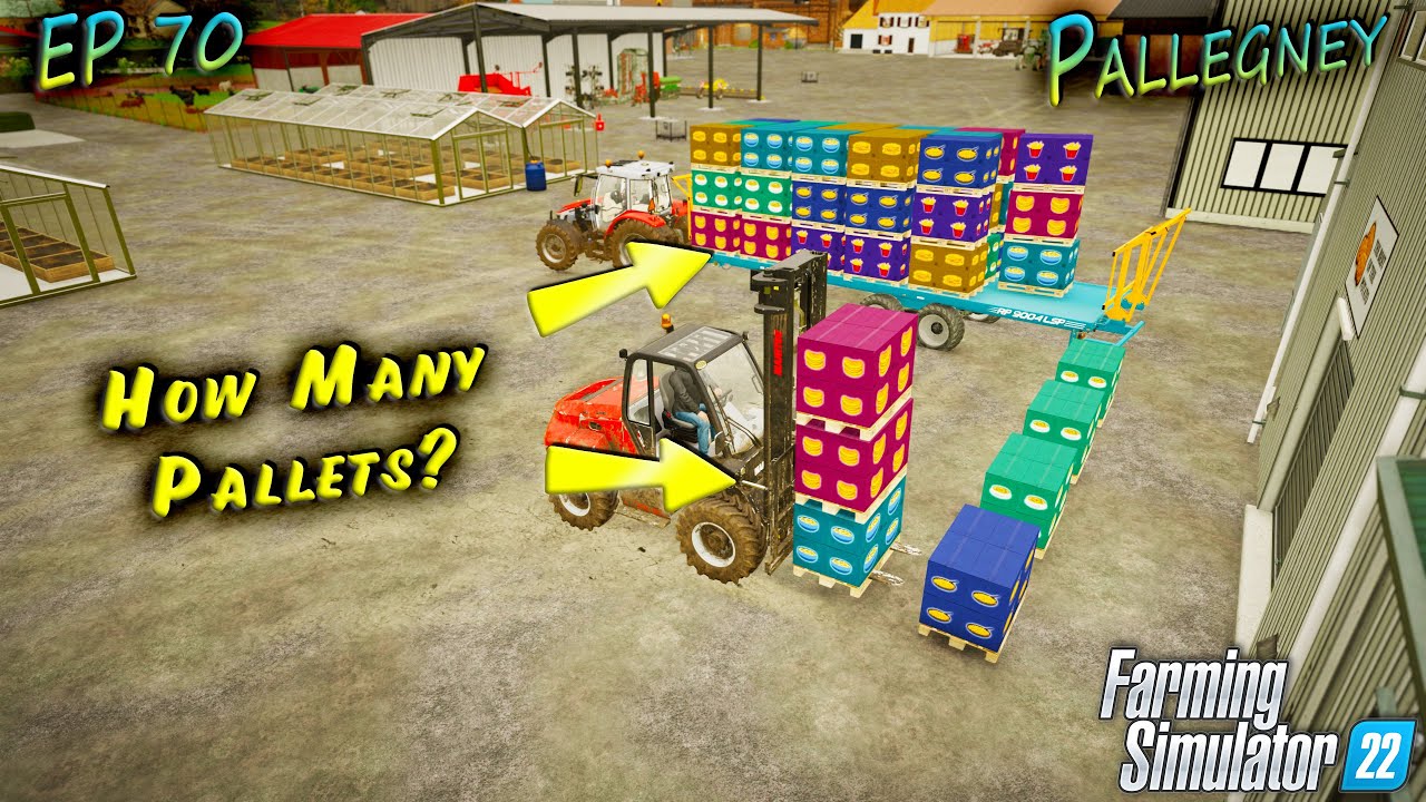 Motherlode Of Pallets // Farming Simulator 22 Gameplay - Pallegney ...