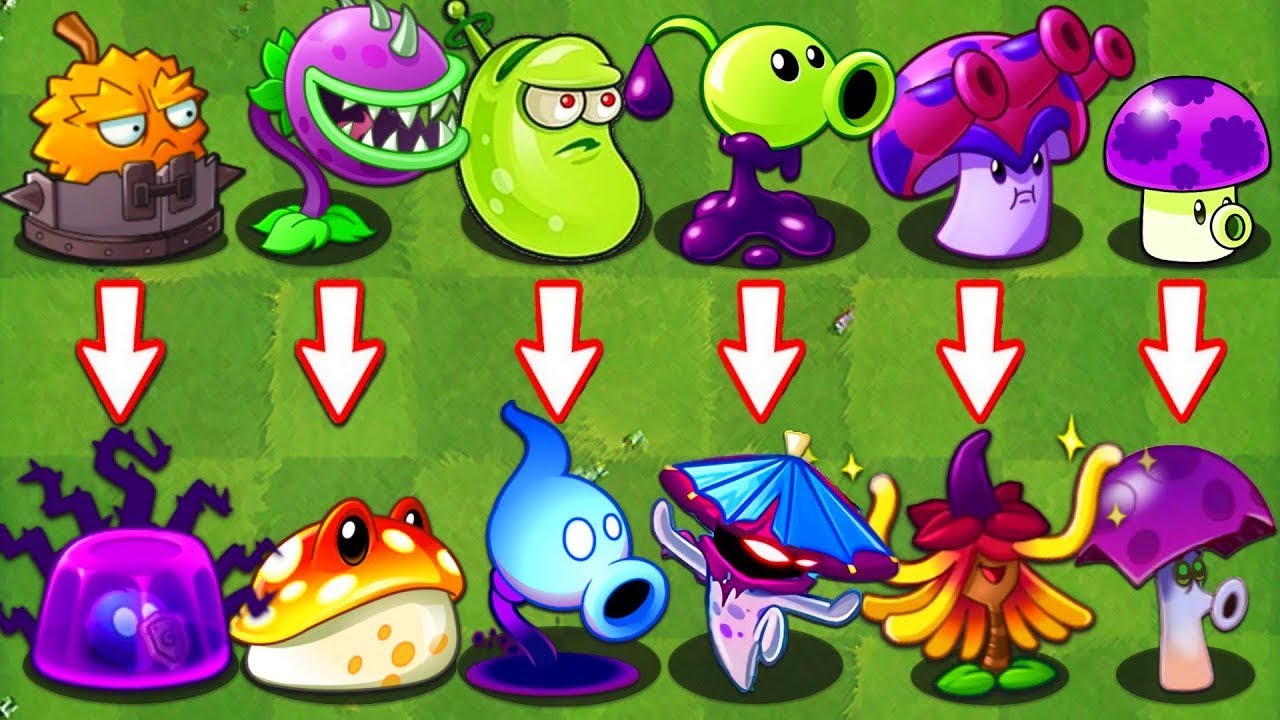 PVZ 2 Discovery - Every Plants Evolution WEAK - STRONG - YouTube