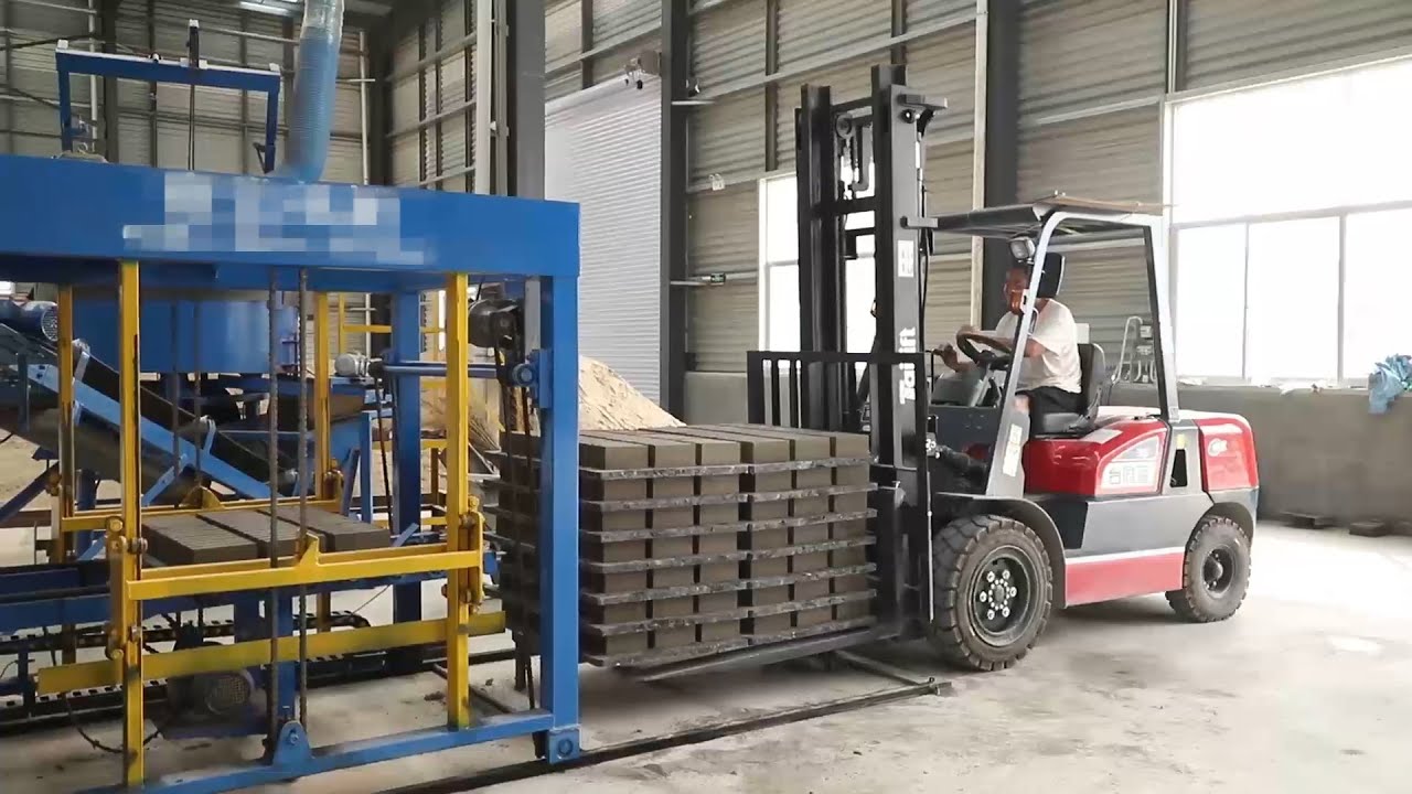The Process Flow Of The Brick Making Machine Production Line - YouTube