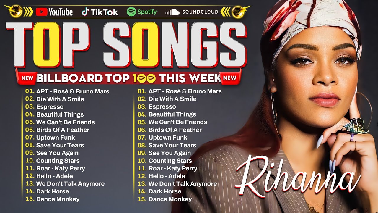 Billboard Top 50 This Week 🍓 Rihanna, Maroon 5, Charlie Puth, Selena ...