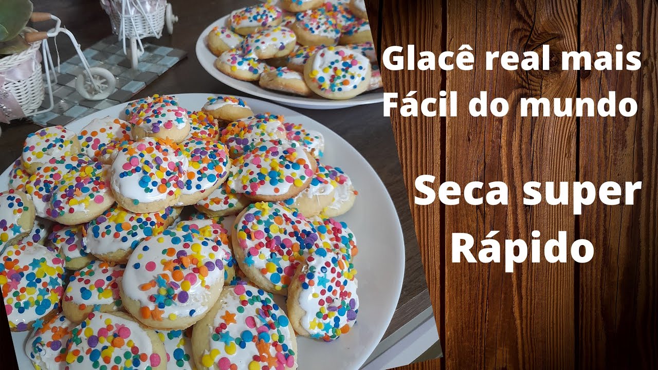 como fazer Glacê real caseiro com açúcar de confeiteiro caseiro| Glace ...