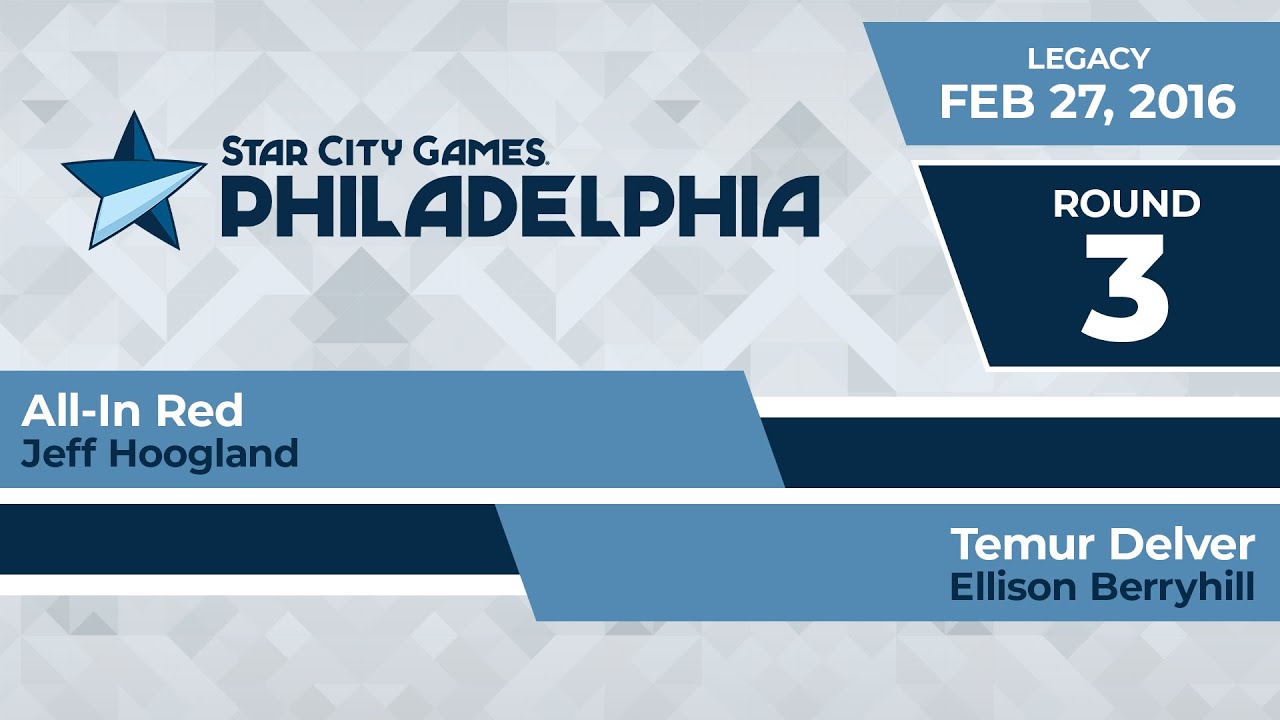 SCGPHILLY: Round 3 - Jeff Hoogland vs Ellison Berryhill | Legacy - YouTube