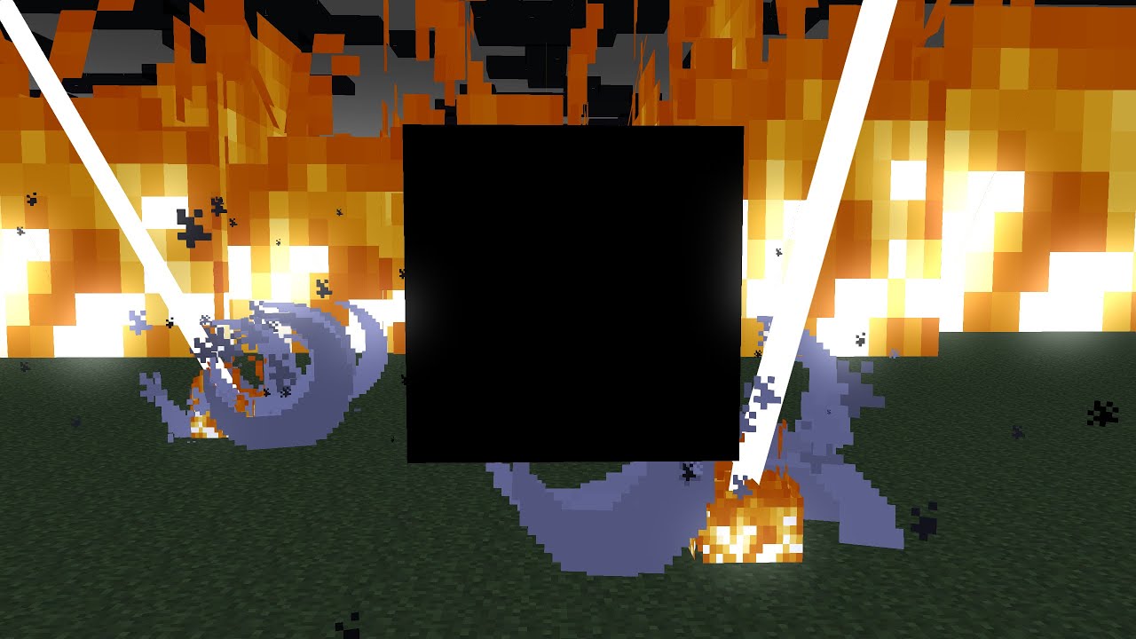 Black Cube of darkness (minecraft animation) - YouTube