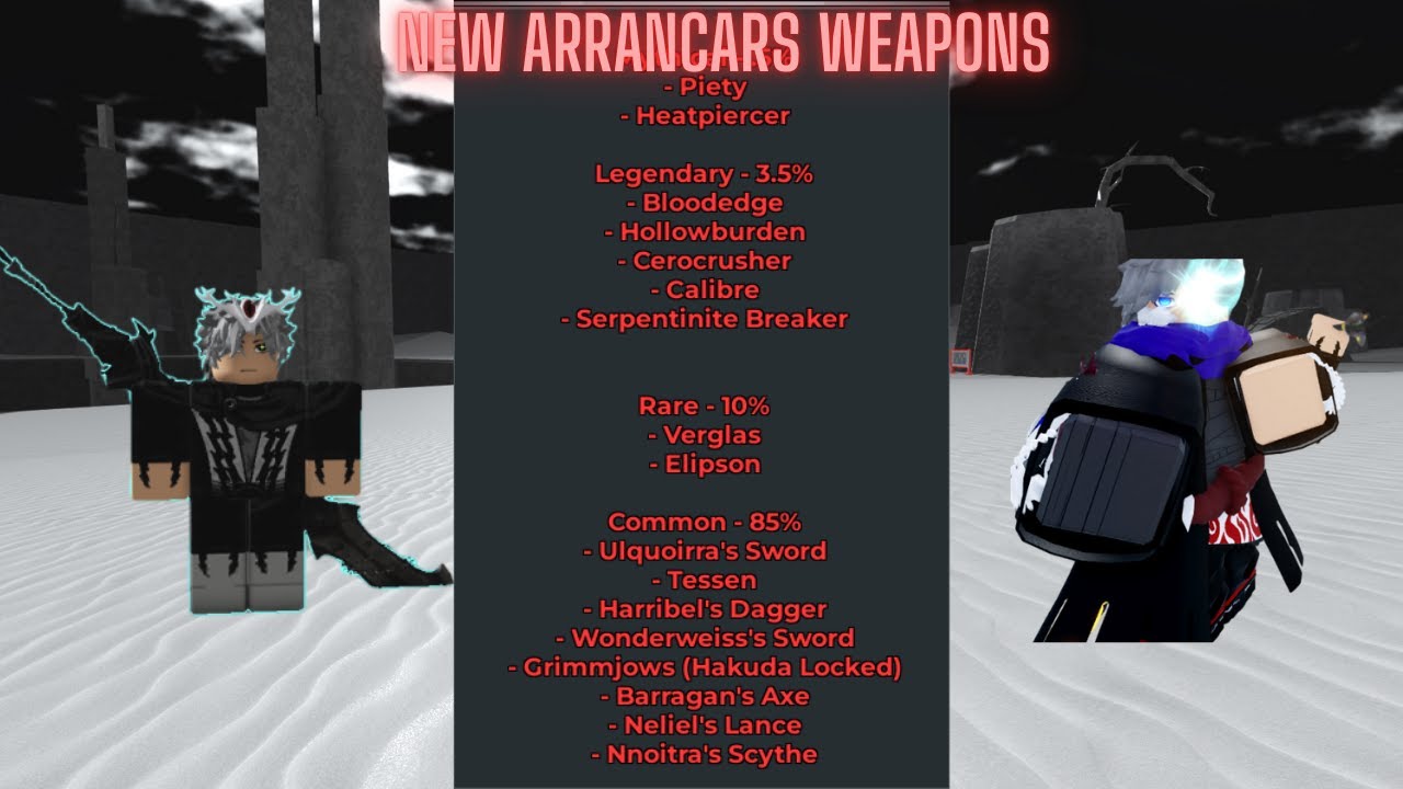 New weapons showcase - YouTube