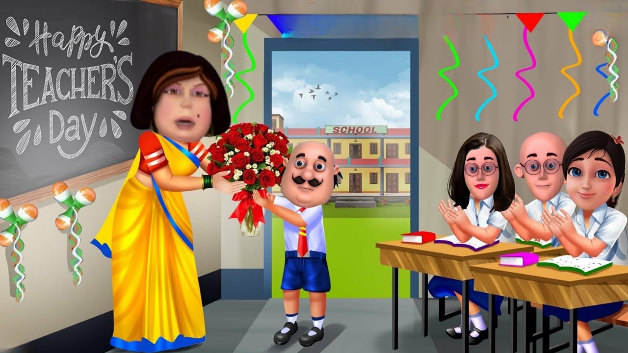 Accha teacher | Motu patlu cartoon in hindi | - YouTube