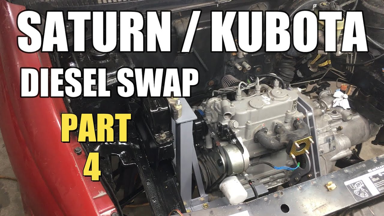 S2E26 Finally the Kubota D722 engine is in the Saturn! Today we build ...