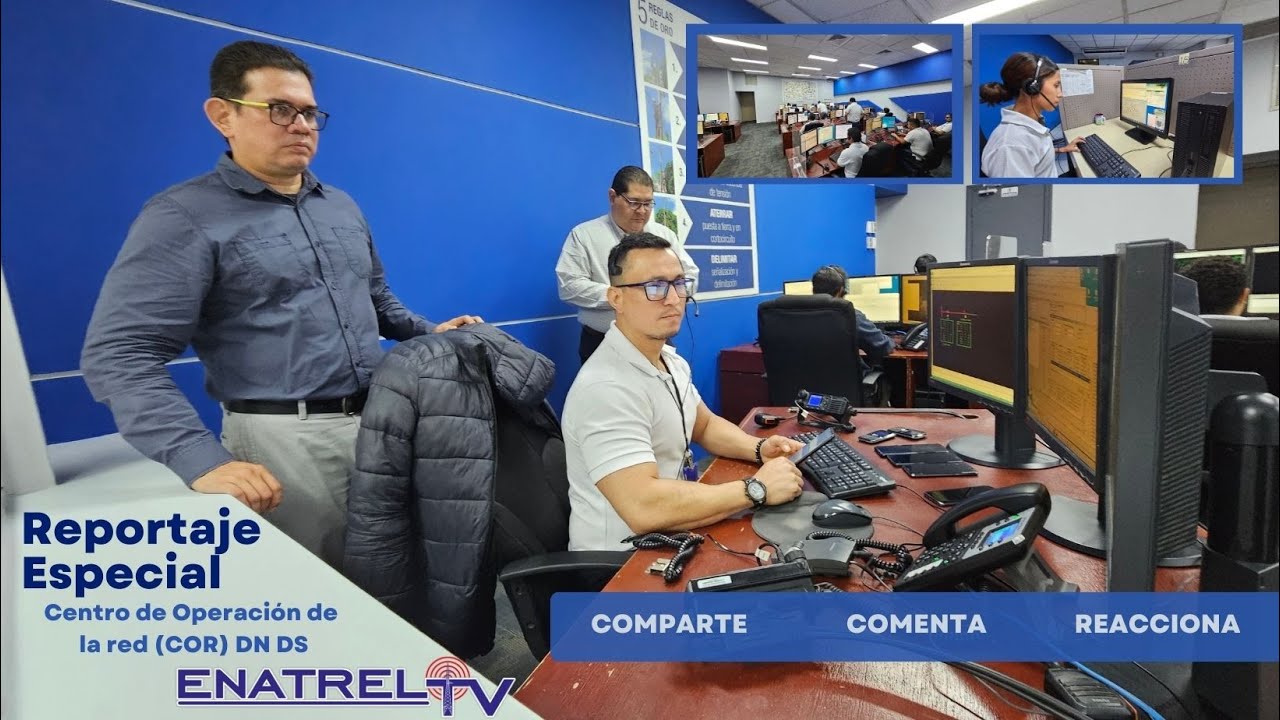 Centro de Operación de la Red COR de Disnorte Dissur - Nicaragua - YouTube