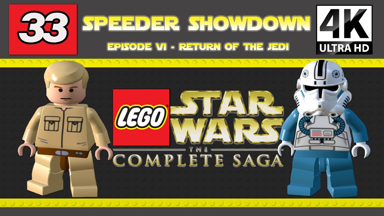 Lego Star Wars: The Complete Saga Gameplay | PC | 4K 60FPS | Speeder ...
