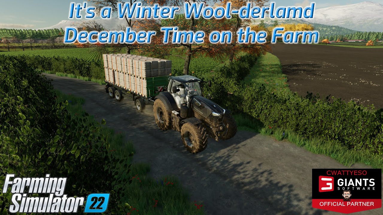 Ep 67 Winter Wool-derland | FS22 Riverview Farm | Farming Simulator 22 ...