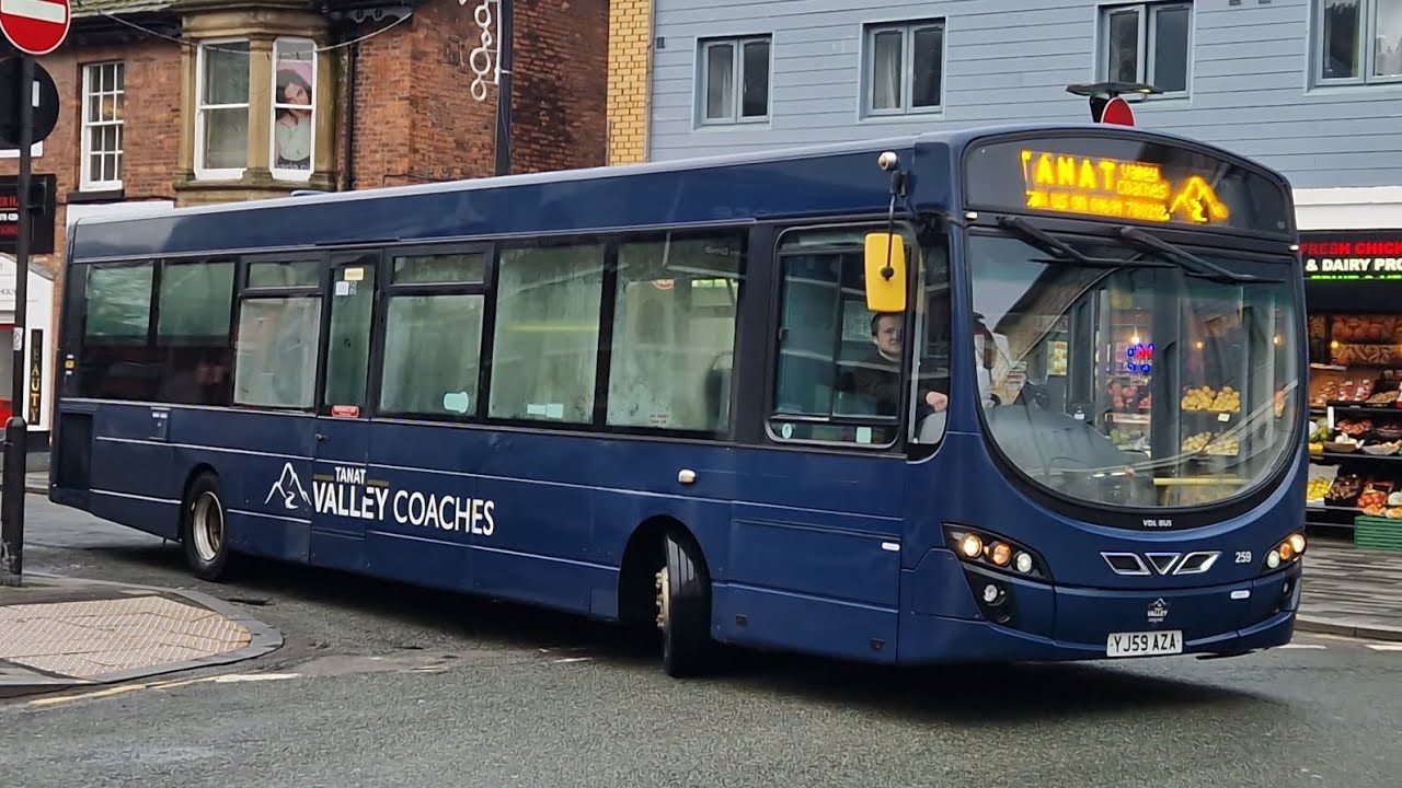 *ex-Arriva REDLINED!* Tanat Valley Coaches VDL SB200 Wright Pulsar 2 ...