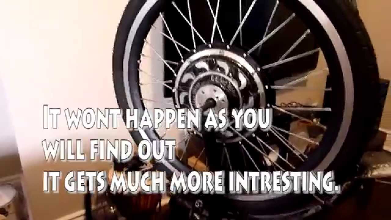 Golden motor front wheel install - Ebike DIY - YouTube