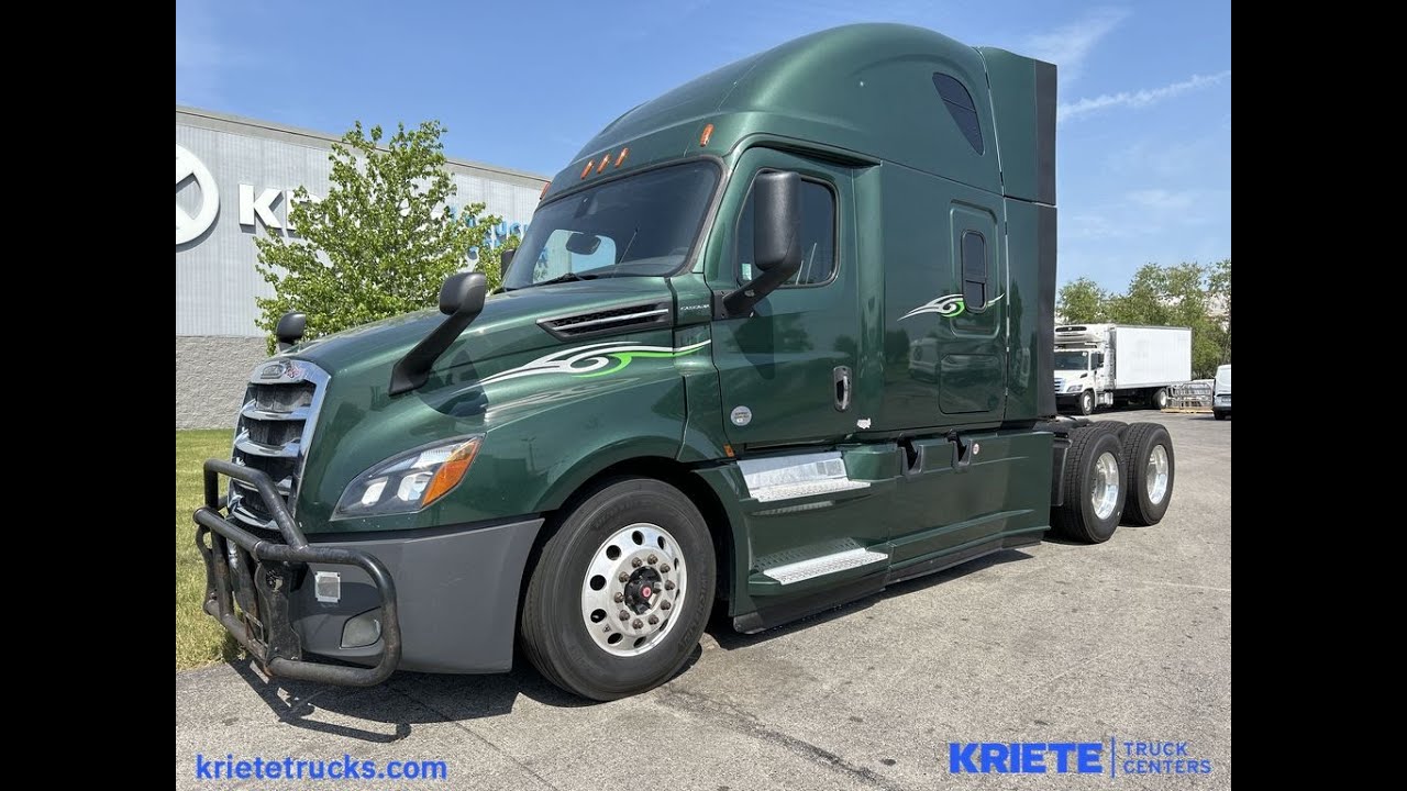 2019 Freightliner Cascadia 126 - Green (FR6554U) - YouTube