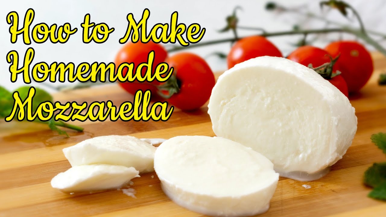 How to Make the BEST Homemade Mozzarella - The Ultimate Video Recipe ...