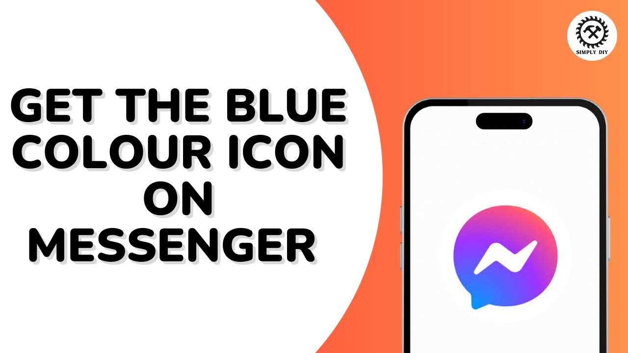 How to Get the Blue Colour Icon on Messenger - YouTube