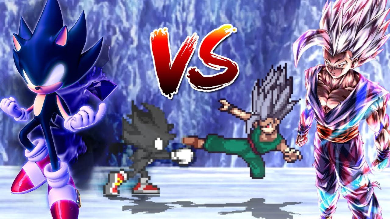 Dark Sonic vs Gohan Beast (M.U.G.E.N) - YouTube