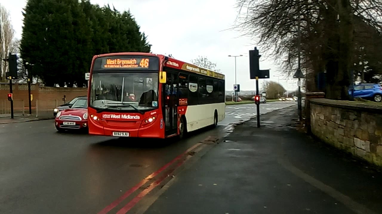 Enviro 200 voith nxwm bus route 46 west Bromwich bus name SAIRA - YouTube