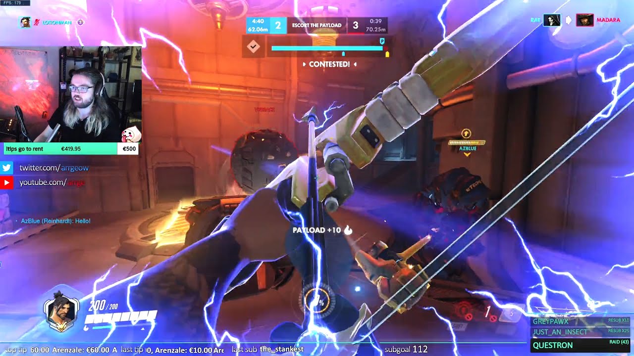 Arrge Hanzo BUFF - POTG! Overwatch Season 32 Top 500 - YouTube