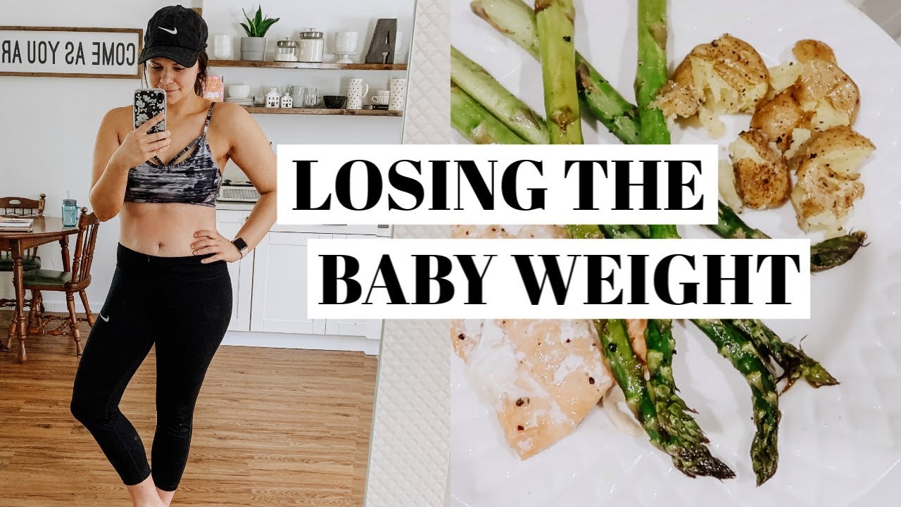 WHAT I EAT IN A DAY TO LOSE THE BABY WEIGHT | POSTPARTUM FITNESS - YouTube