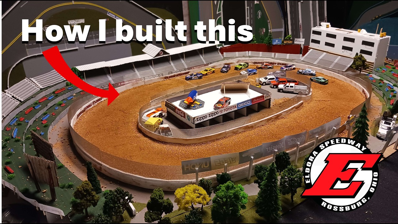 How I built a Nascar Stop-Motion Dirt Track! - YouTube