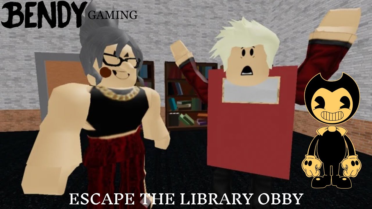 Bendy Gaming: Escape The Library Obby - YouTube