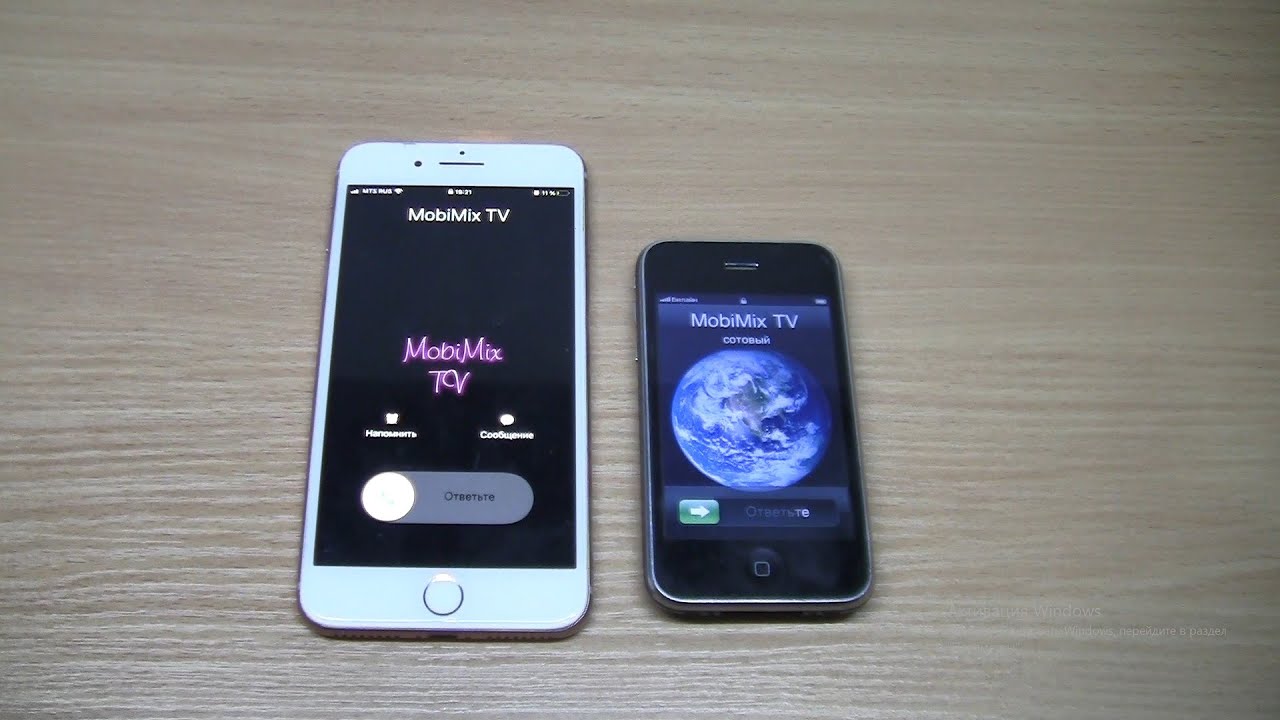 Incoming call:Iphone 8+ & iPhone 3G - YouTube