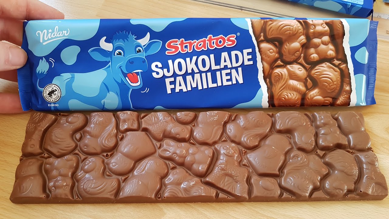 Stratos Norwegian Aerated Milk Chocolate With Decorative Animal ...