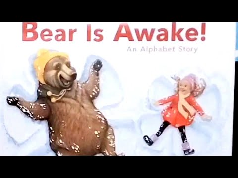Reading the book Bear Is Awake! An Alphabet Story by Hannah E. Harrison ...