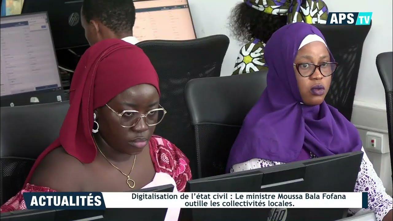 Digitalisation de l’état civil*: Le ministre Moussa Bala Fofana outille les collectivités ...