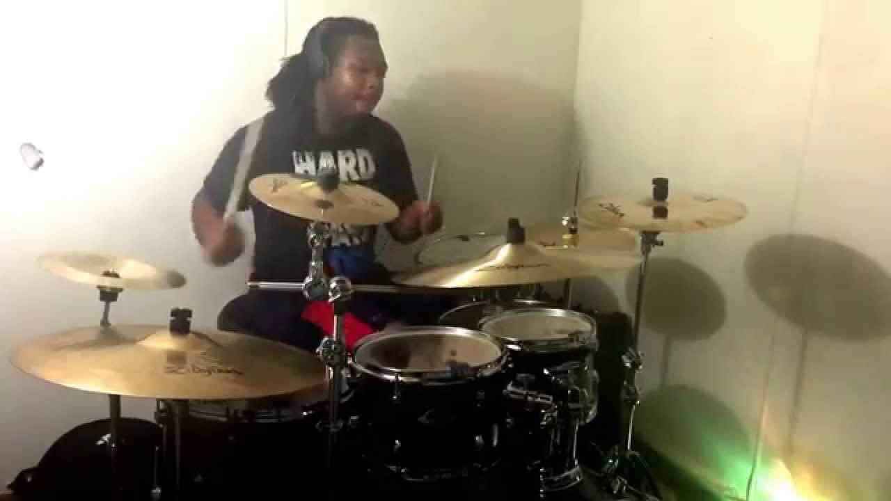 George Johnson playing drums - YouTube