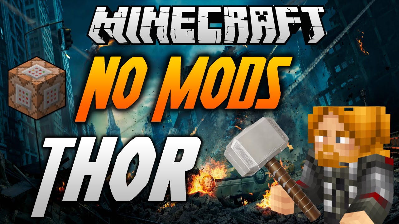 THOR DANS MINECRAFT : Présentation du NO mod "THOR" ! - [1.8.3] - YouTube
