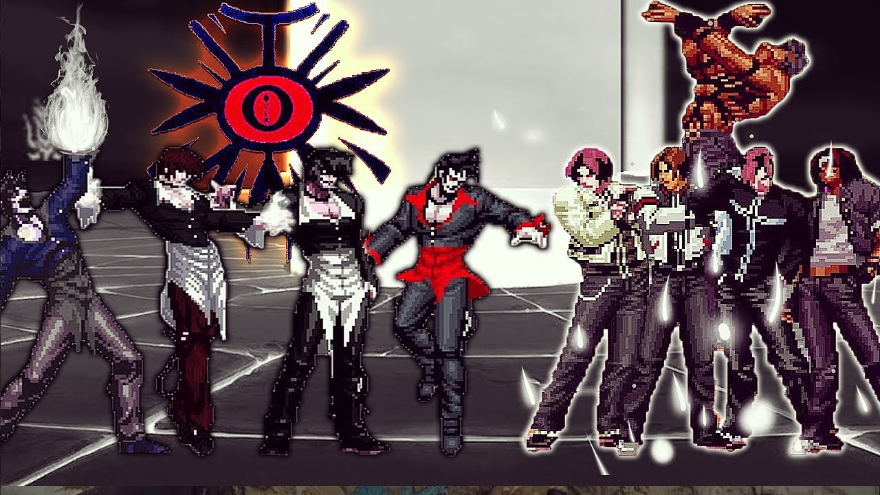 Dark Orochi Iori Yagami Team Vs Orochi Kyo Team | Mugen Fighters | KOF ...