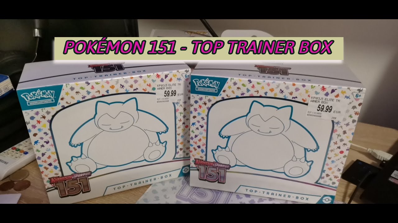 POKÉMON 151 - TOP TRAINER BOX OPENING - YouTube